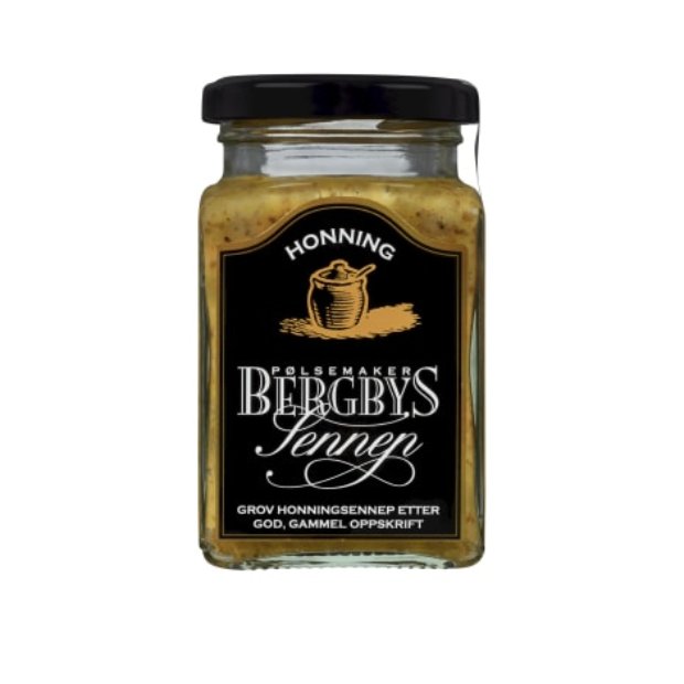 Honey Mustard 230g – Honningsennep by Bergbys – Norwegian Market
