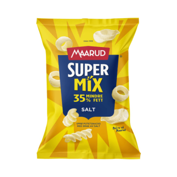 Supermix Salted Snack Mix 130g Maarud – Norwegian Market